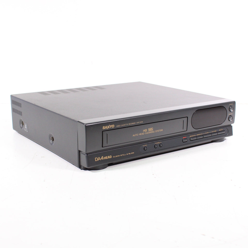Sanyo VHR 5406 4-Head VHS Player Recorder with Auto Head Cleaning