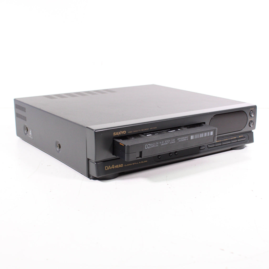 Sanyo VHR 5406 4-Head VHS Player Recorder with Auto Head Cleaning
