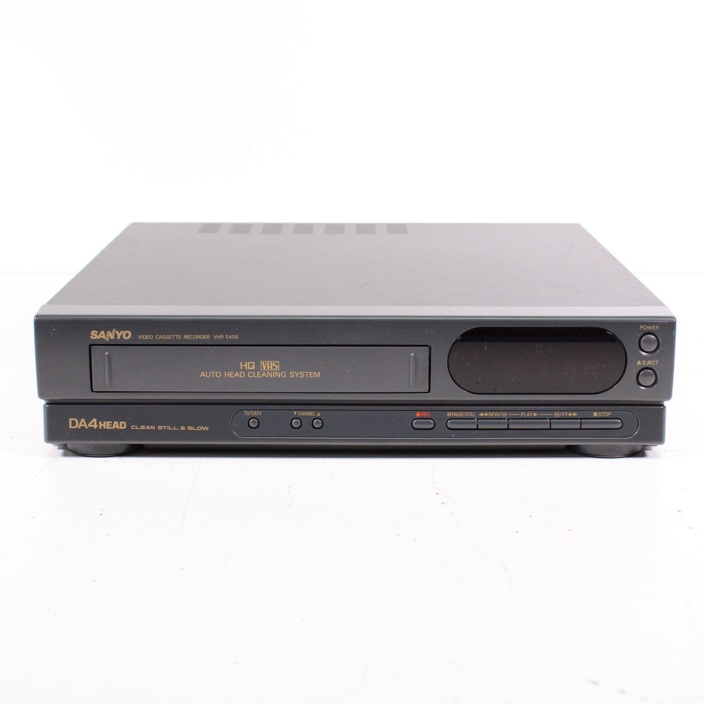 Sanyo VHR 5406 4-Head VHS Player Recorder with Auto Head Cleaning