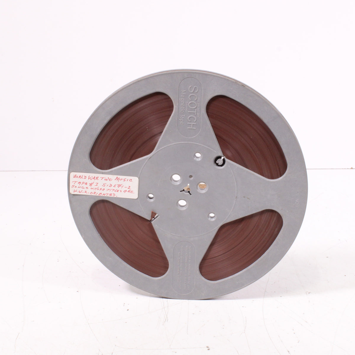 Scotch Magnetic Tape World War II Era Music 10" Reel 1/4" Reel-to-Reel ...