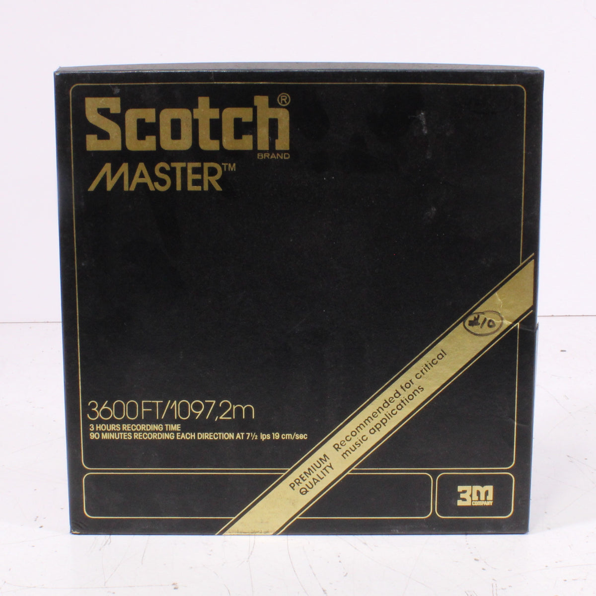 Scotch Master Recording Tape 10.5" Metal Reel with Box — SpenCertified
