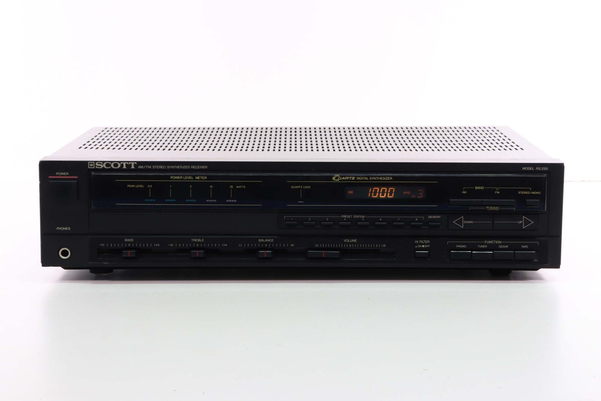 Scott RS250 AM/FM Stereo Synthesized Receiver