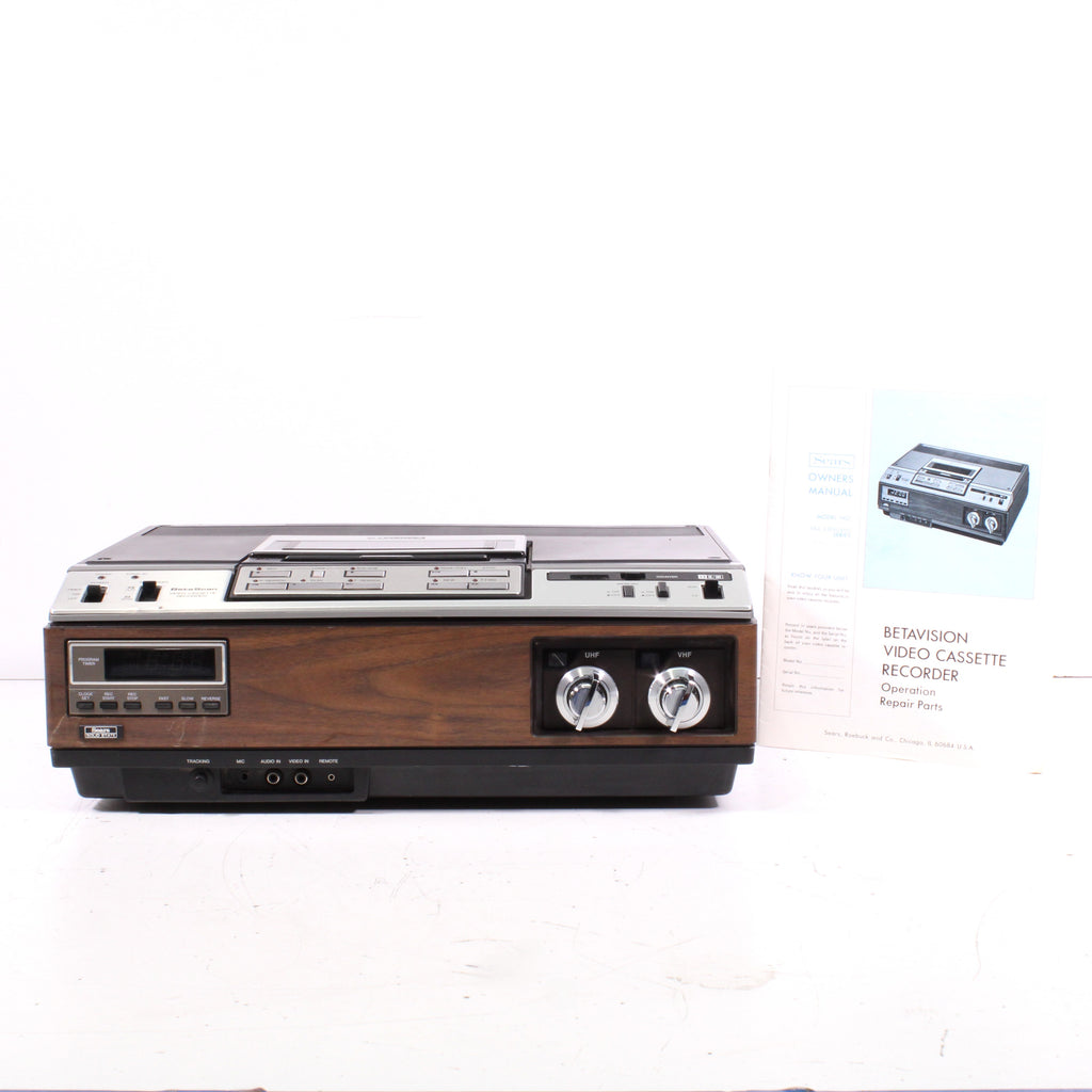 Refurbished Betamax Machines | Vintage Sony Beta VCRs — SpenCertified