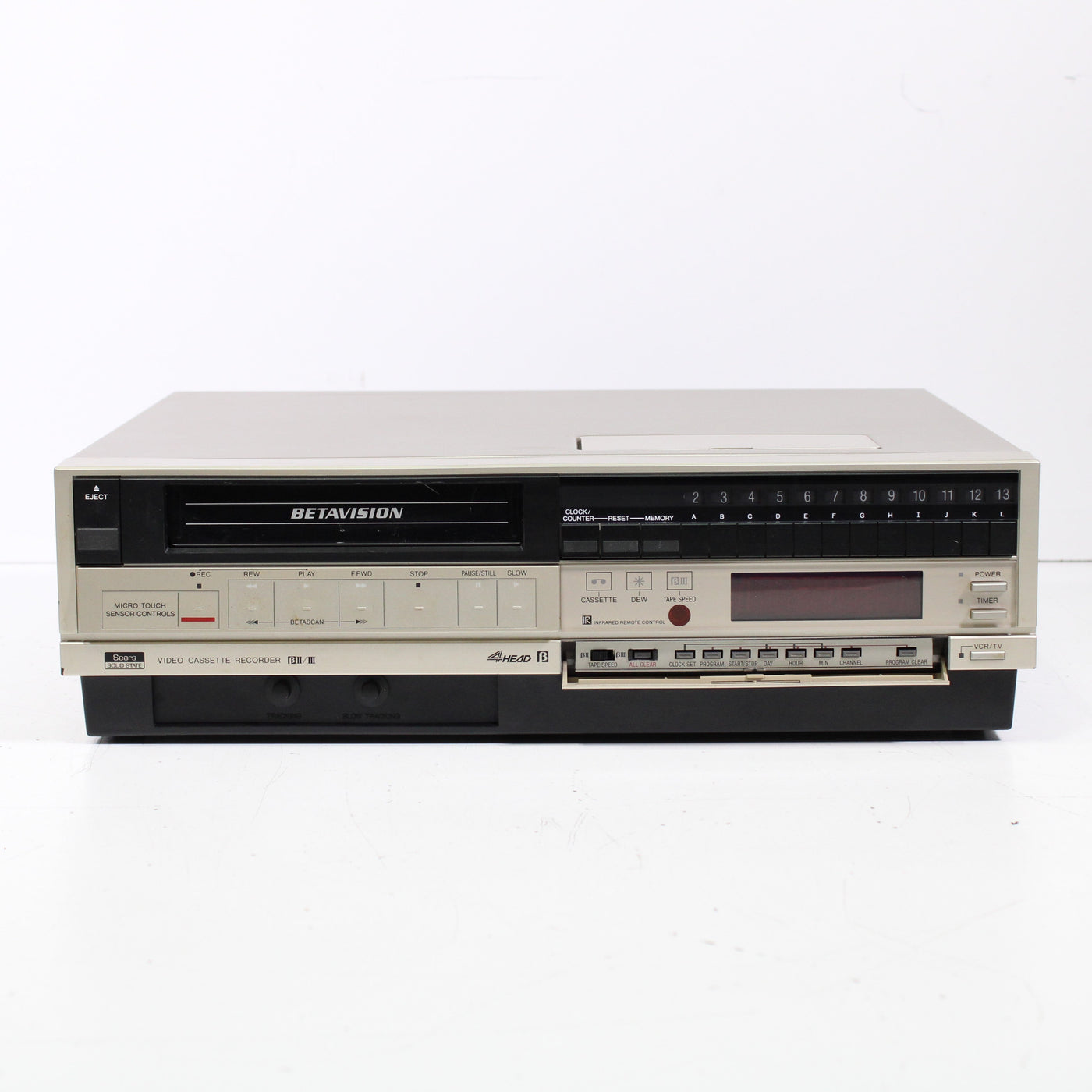 Sears 564.53190350 Betamax Video Tape Recorder Player with Remote (198 ...