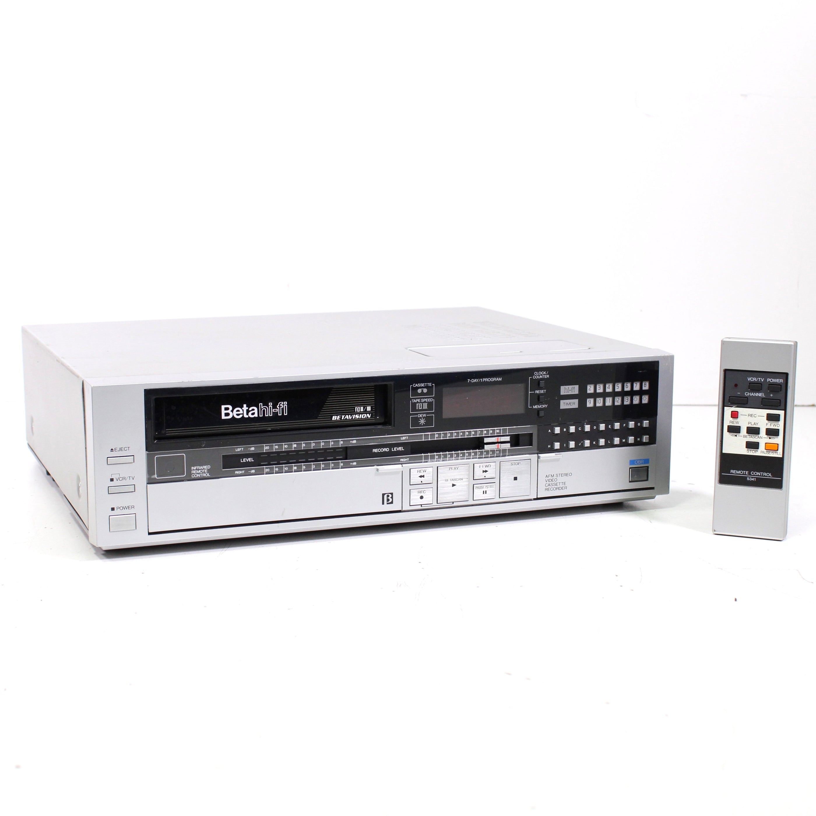Sears 564.53410451 Betamax Video Tape Recorder Player Silver with Remo ...