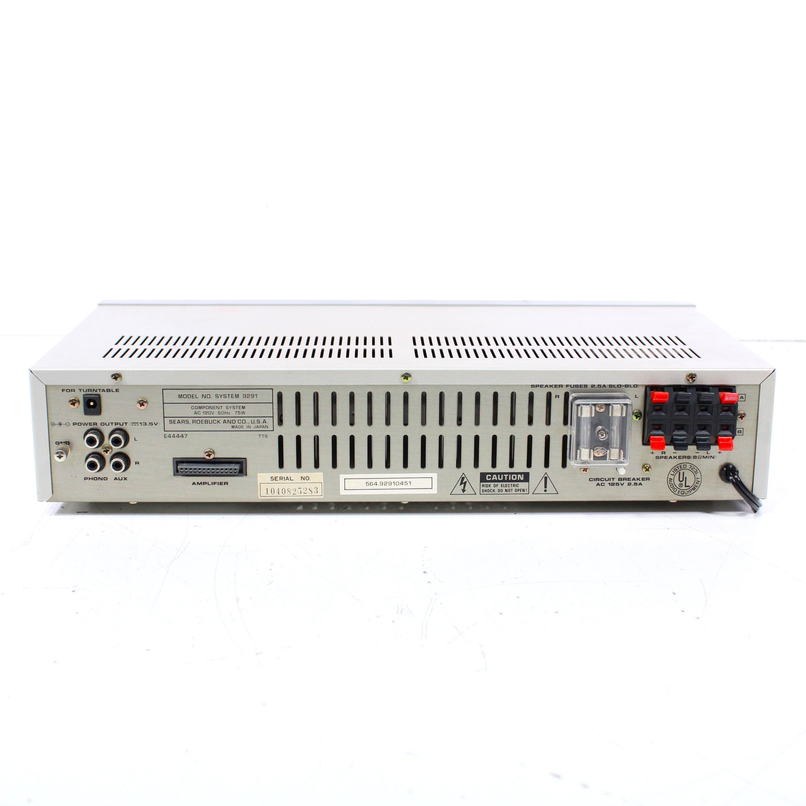 Sears LXI Series 9291 Integrated Stereo Amplifier Made in Japan ...