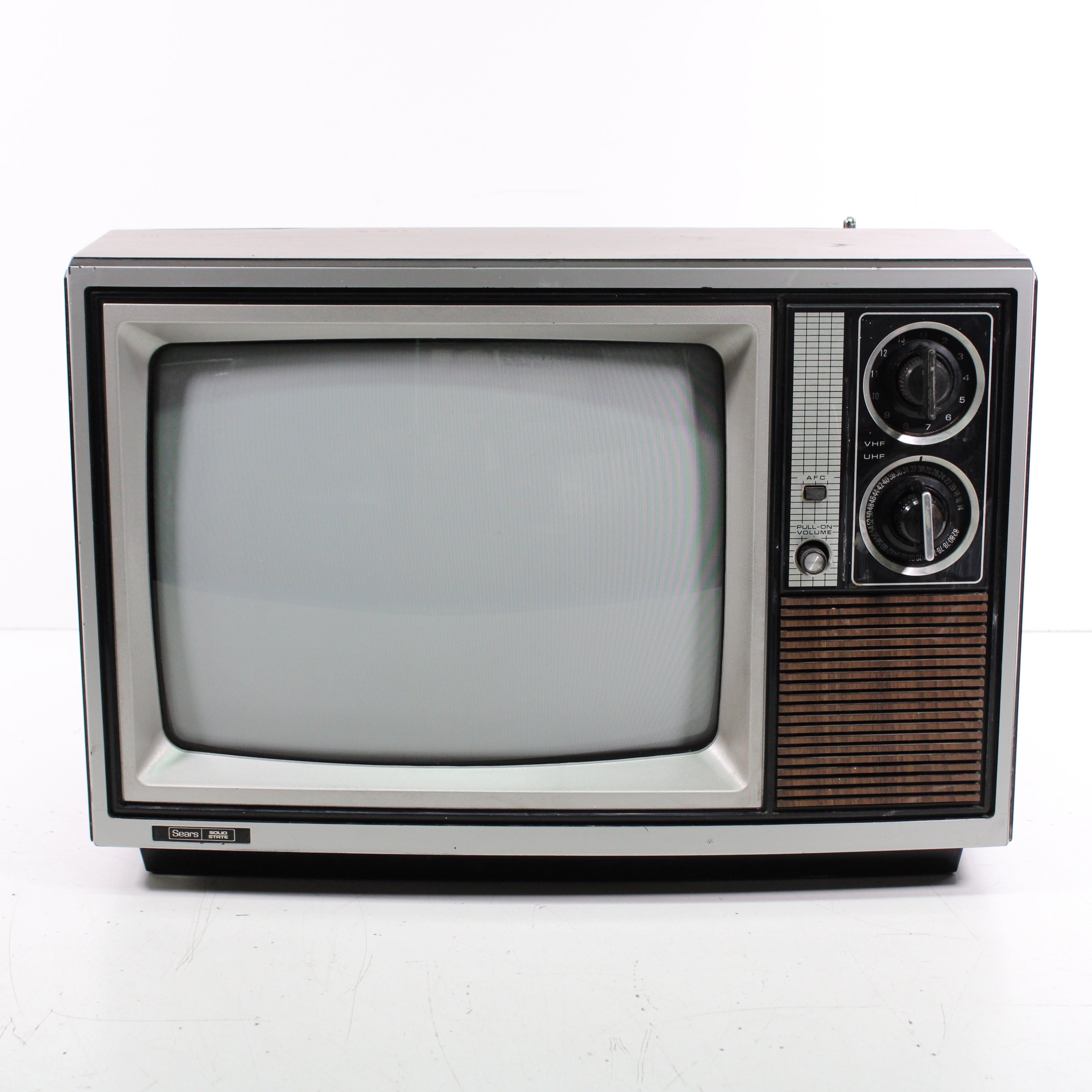 Sears Solid State 14" CRT Television Retro TV