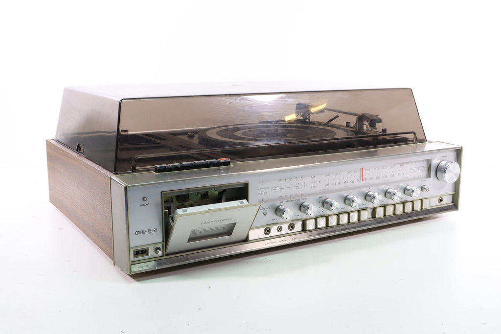 Sears Solid State AM/FM Stereo System Record Player with Cassette Reco