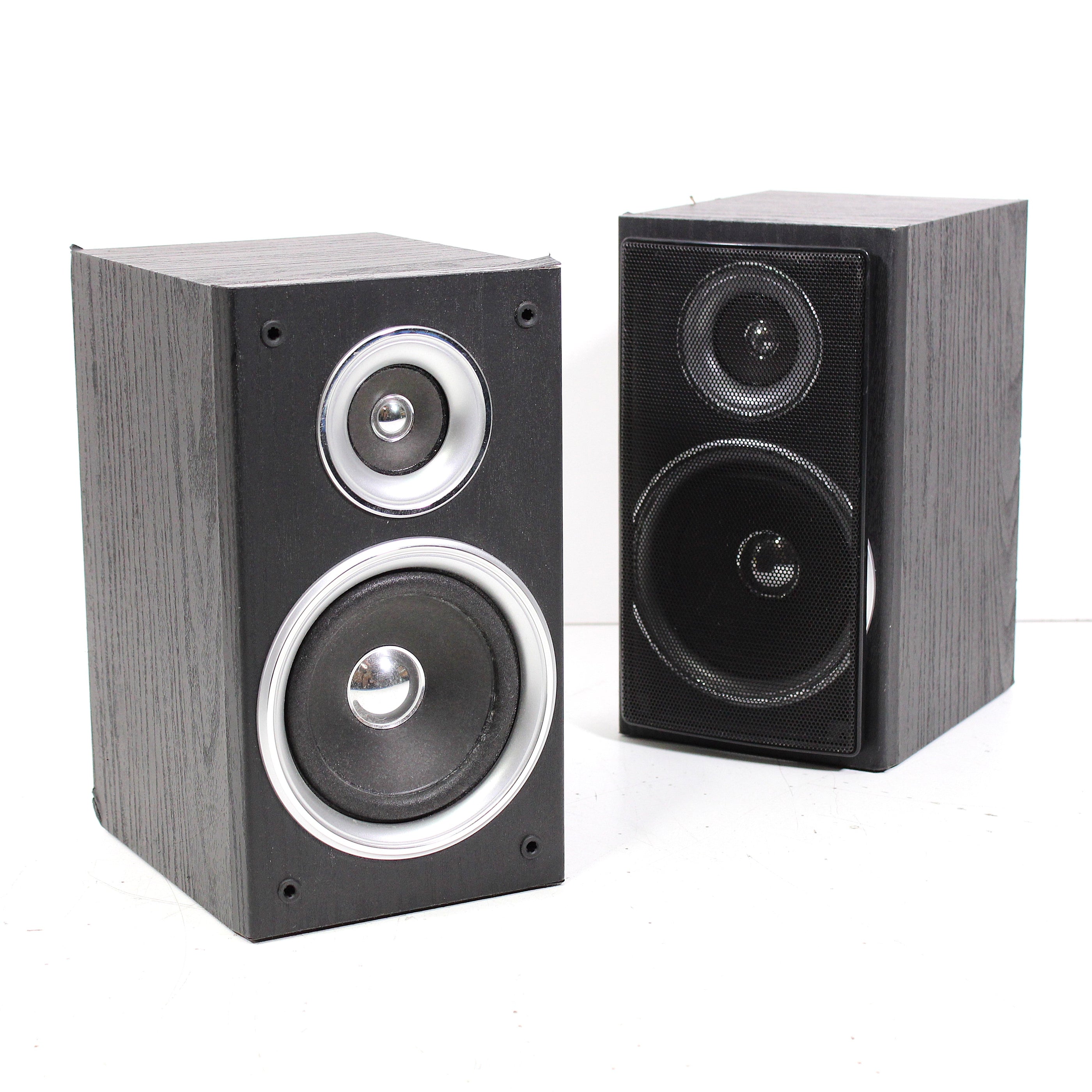 Sharp CP-DK257N Small Bookshelf Speaker Pair for Component System ...
