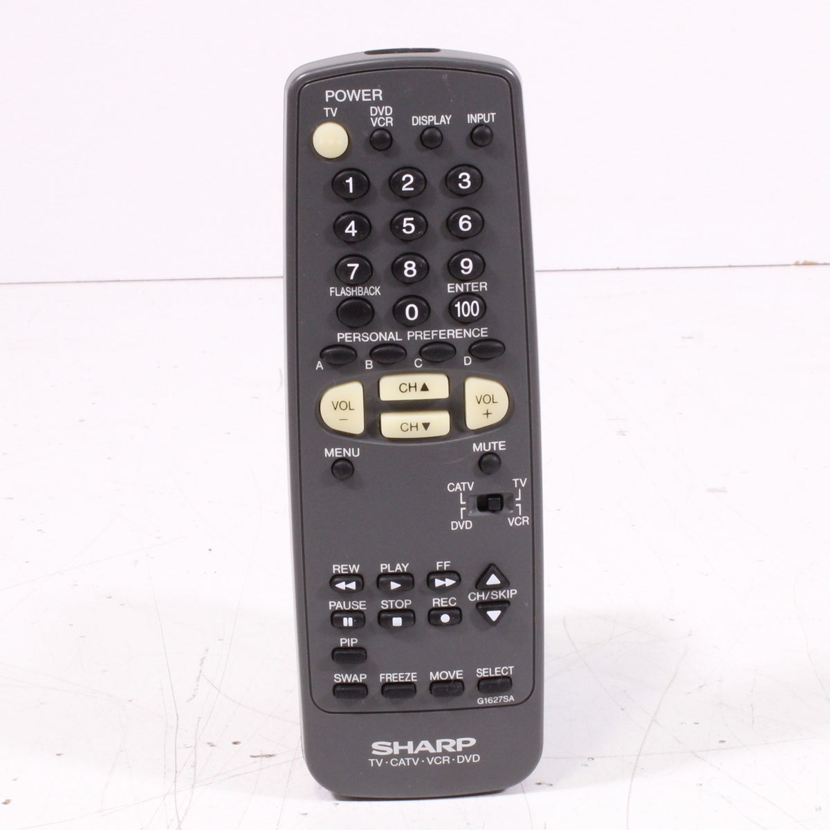 Sharp G1627SA Remote Control for TV/VCR Combo 27RS400 and more ...