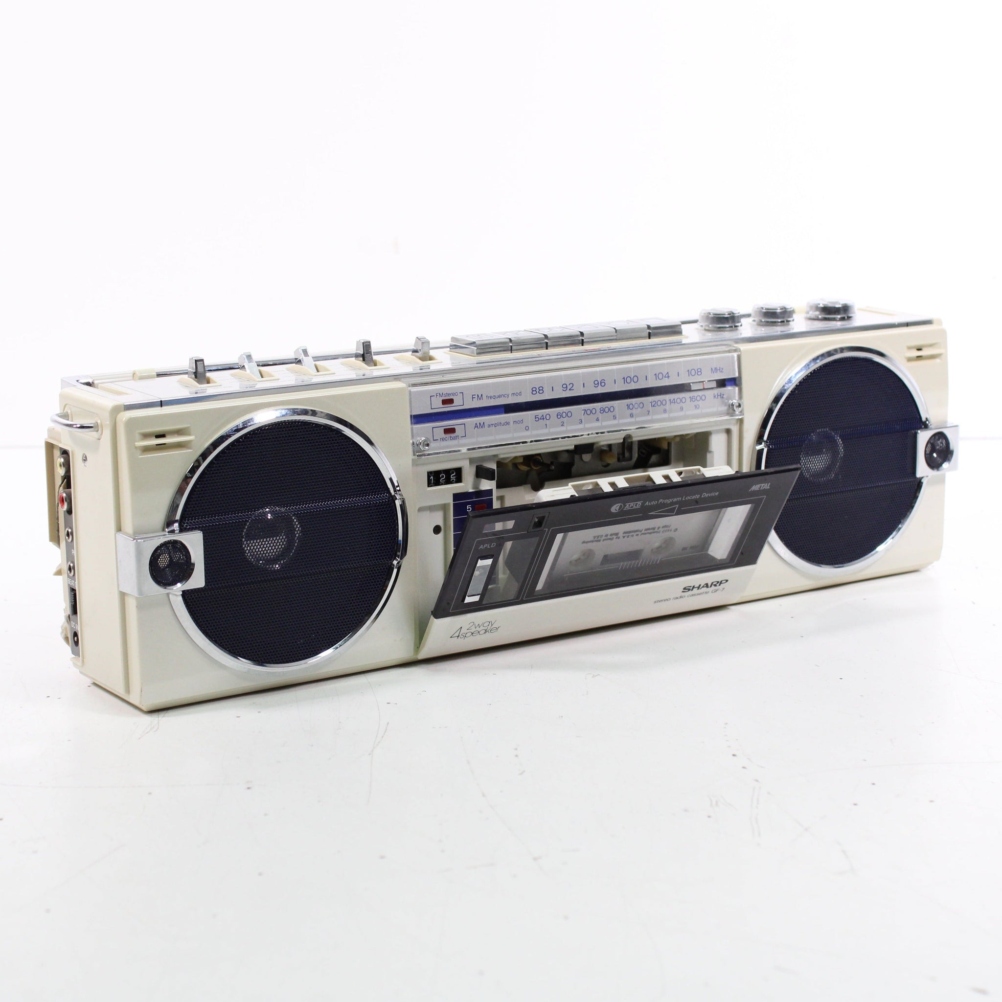 Sharp GF-7 Portable AM FM Stereo Radio Cassette Player Recorder
