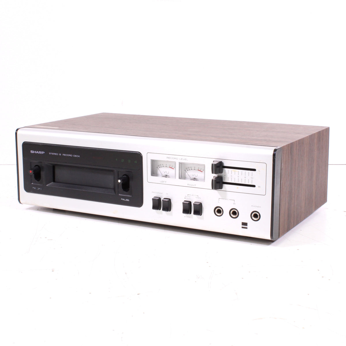 Sharp RT-820 8-Track Cartridge Stereo Tape Player Recorder Deck ...
