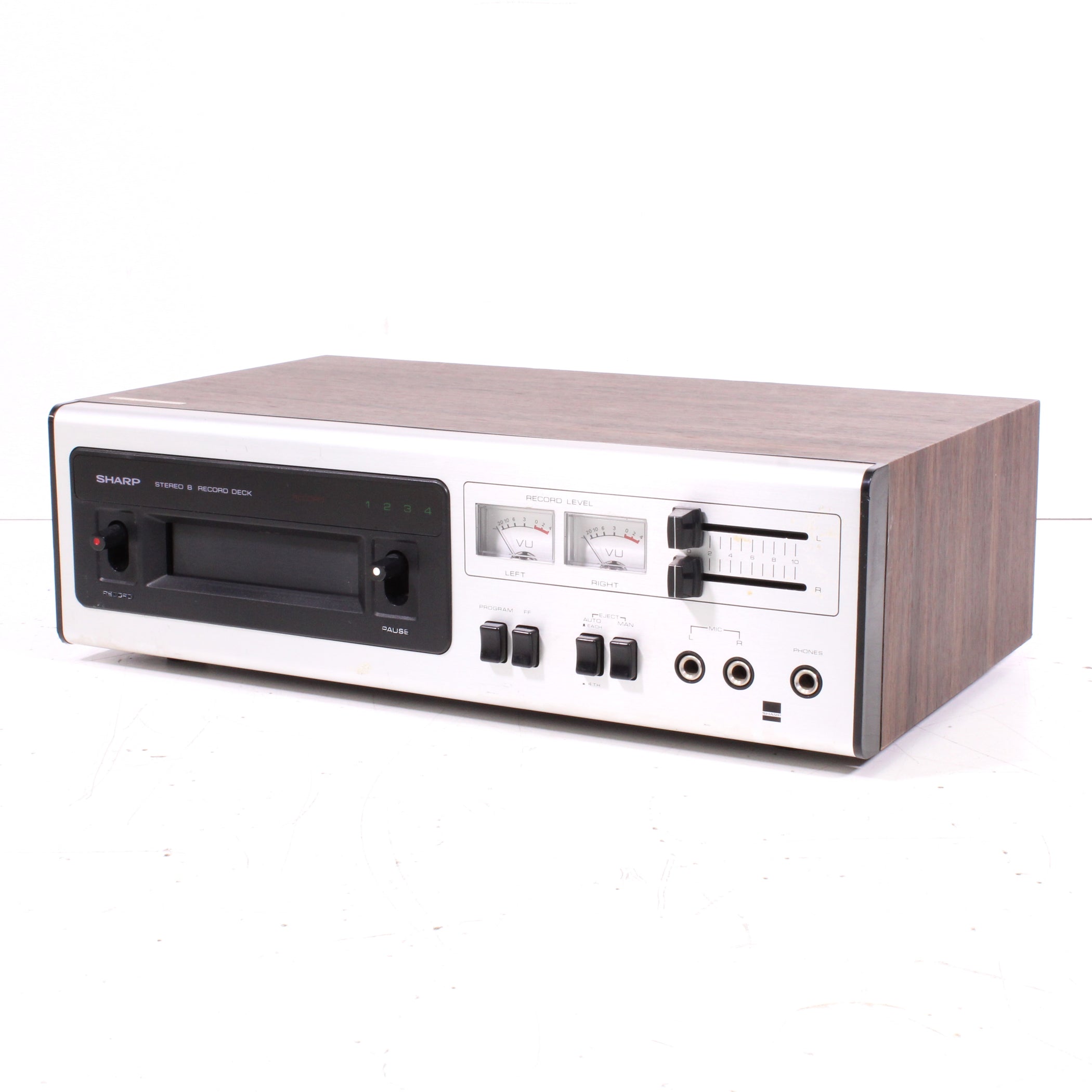 Sharp RT-820 8-Track Cartridge Stereo Tape Player Recorder Deck ...