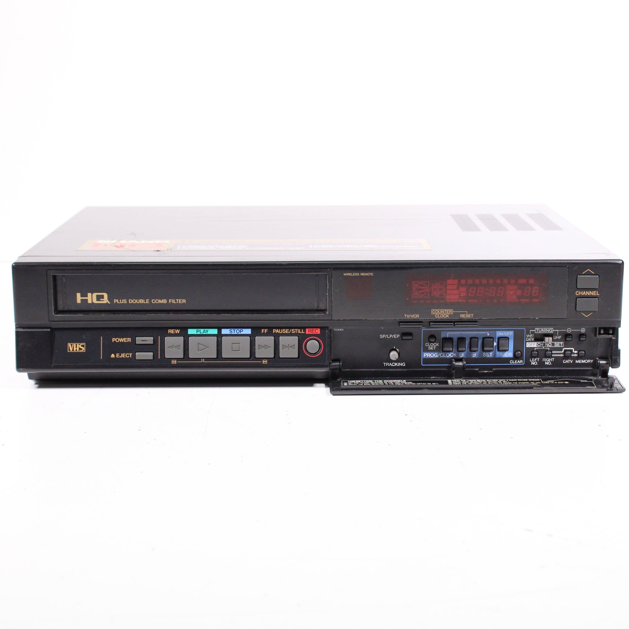 Sharp VC-7843U HQ Plus Double Comb Filter VCR VHS Player Recorder ...