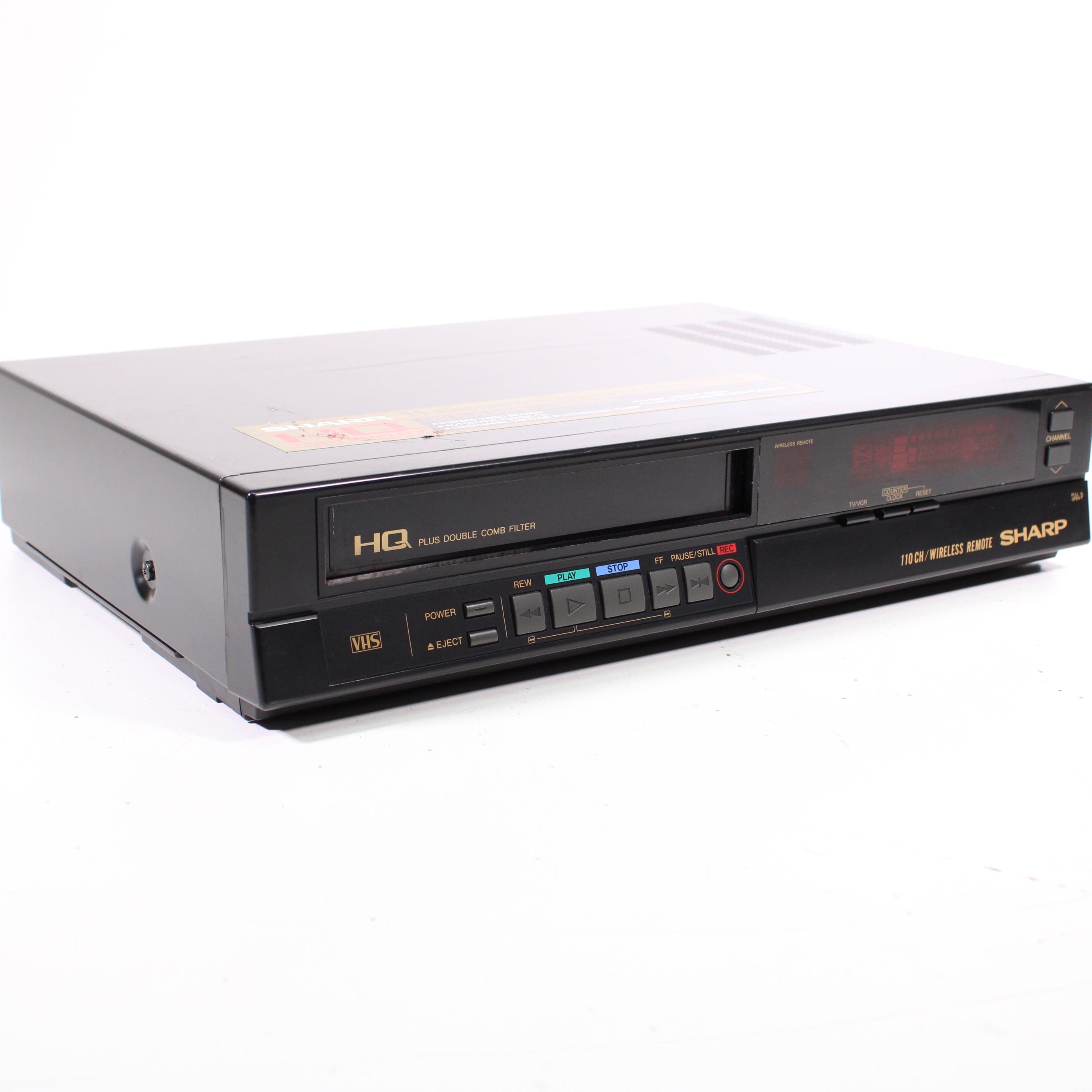 Sharp VC-7843U HQ Plus Double Comb Filter VCR VHS Player Recorder ...