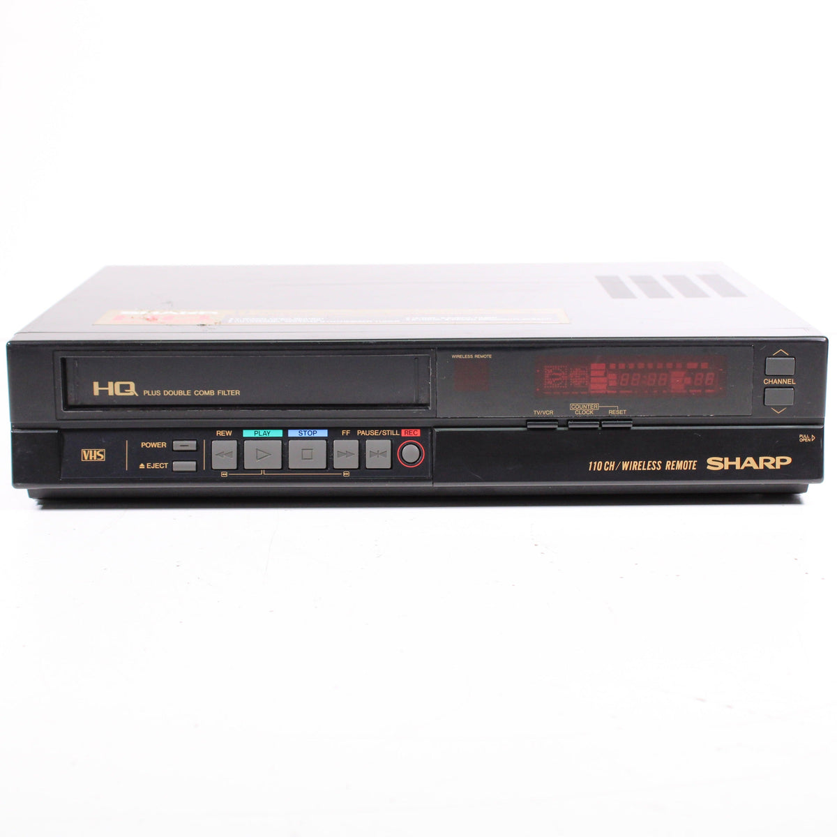 Sharp VC-7843U HQ Plus Double Comb Filter VCR VHS Player Recorder ...