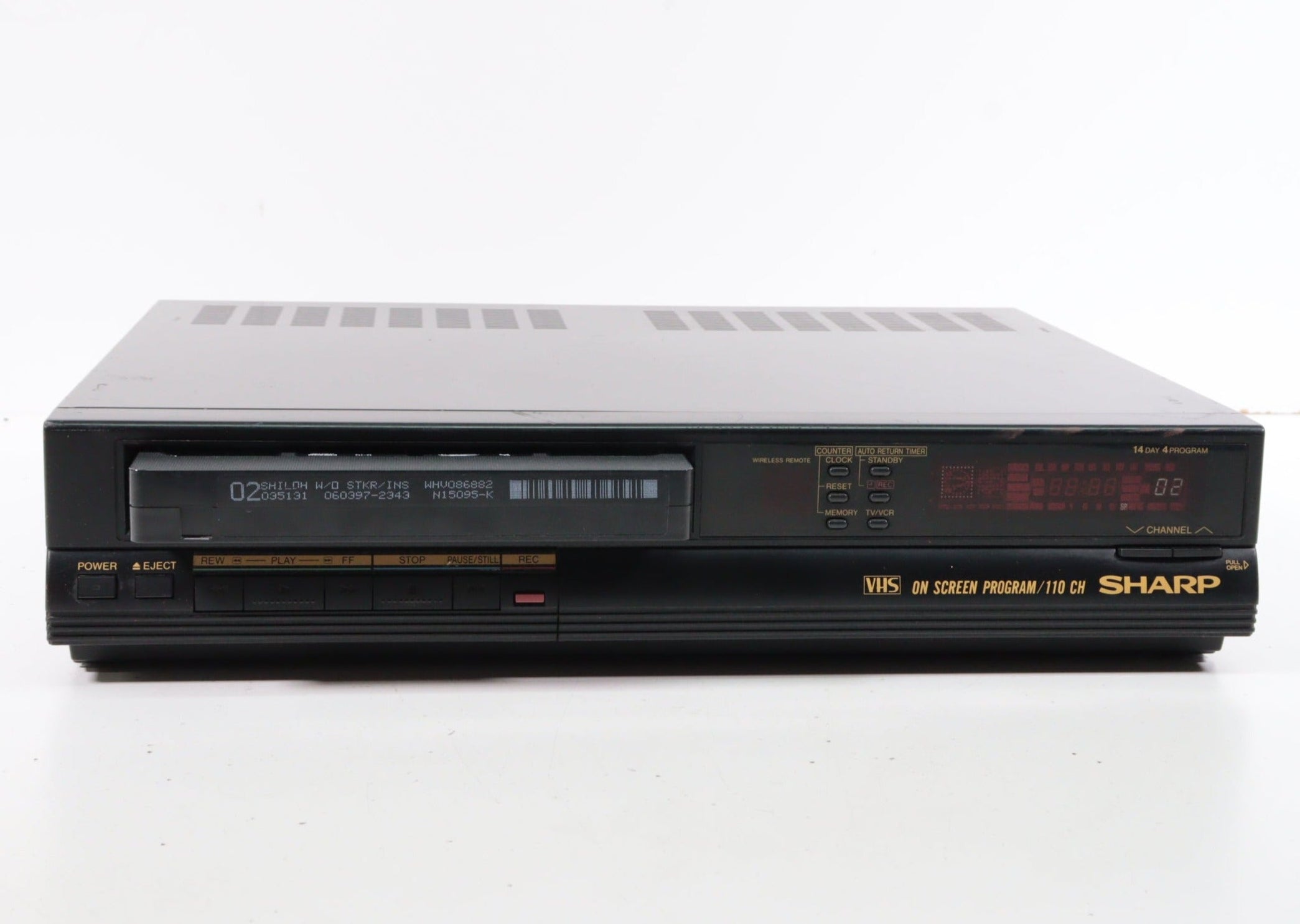 Sharp VC-A201U VCR Video Cassette Recorder — SpenCertified