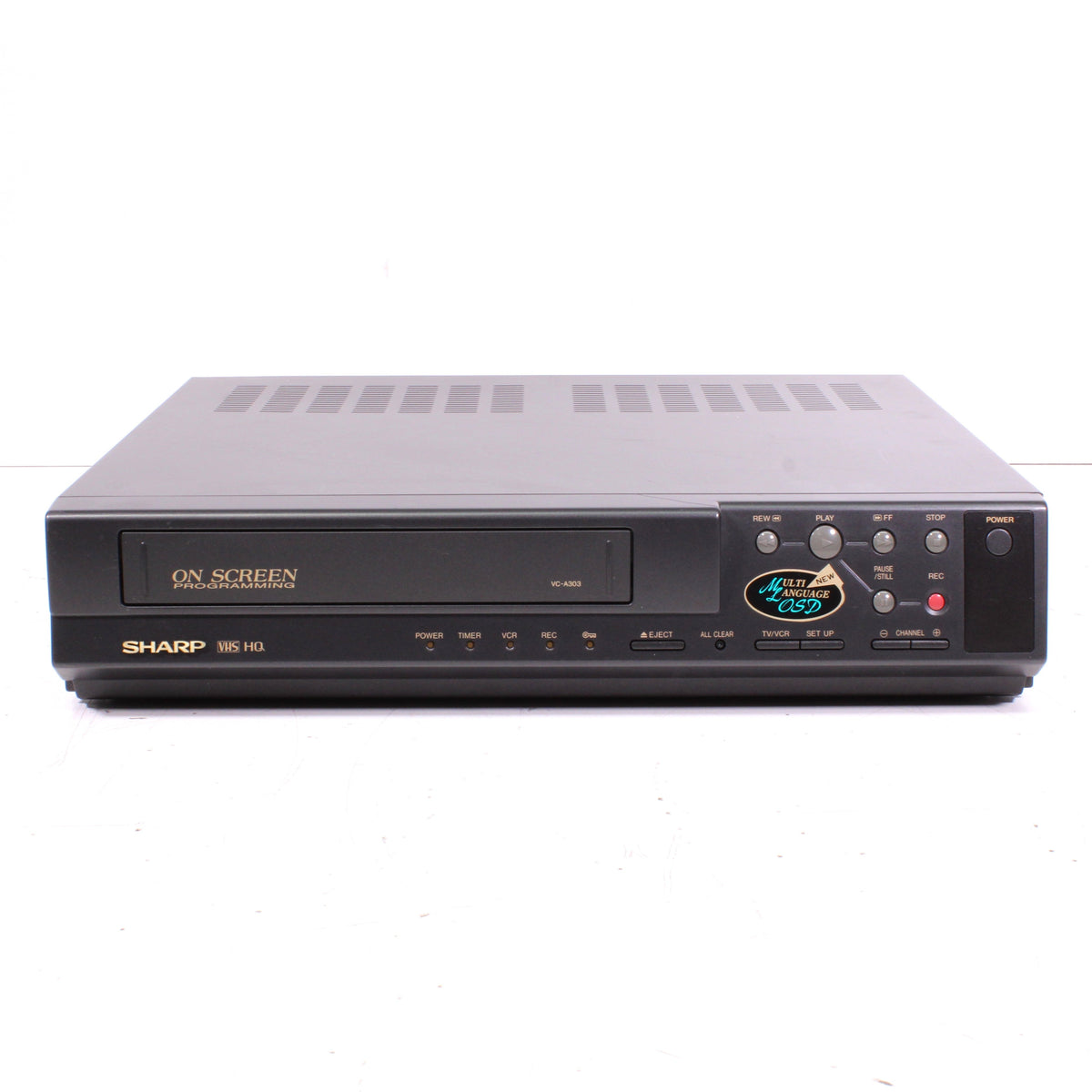 Sharp VC-A303 VCR Video Cassette Recorder with On-Screen Programming ...