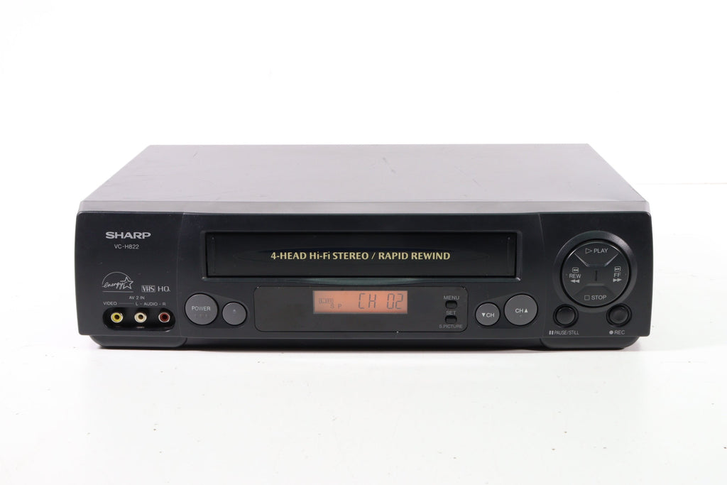 Sharp VC-H822 4-Head Hi-Fi Stereo VCR VHS Player