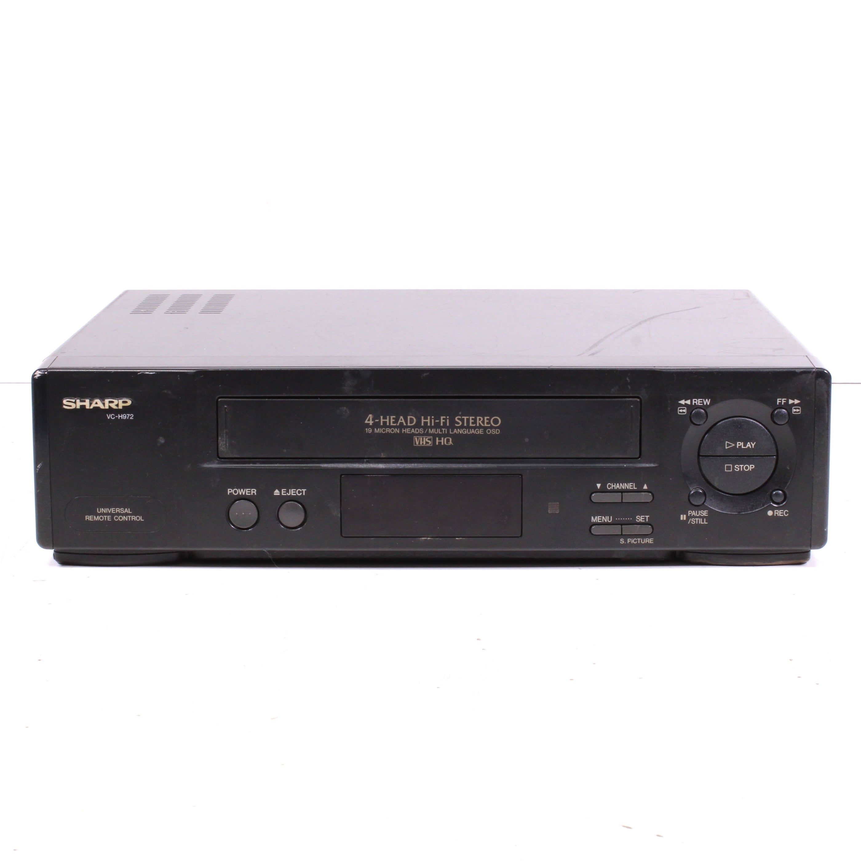 Sharp VC-H972 4-Head Hi-Fi Stereo VCR Video Cassette Recorder ...