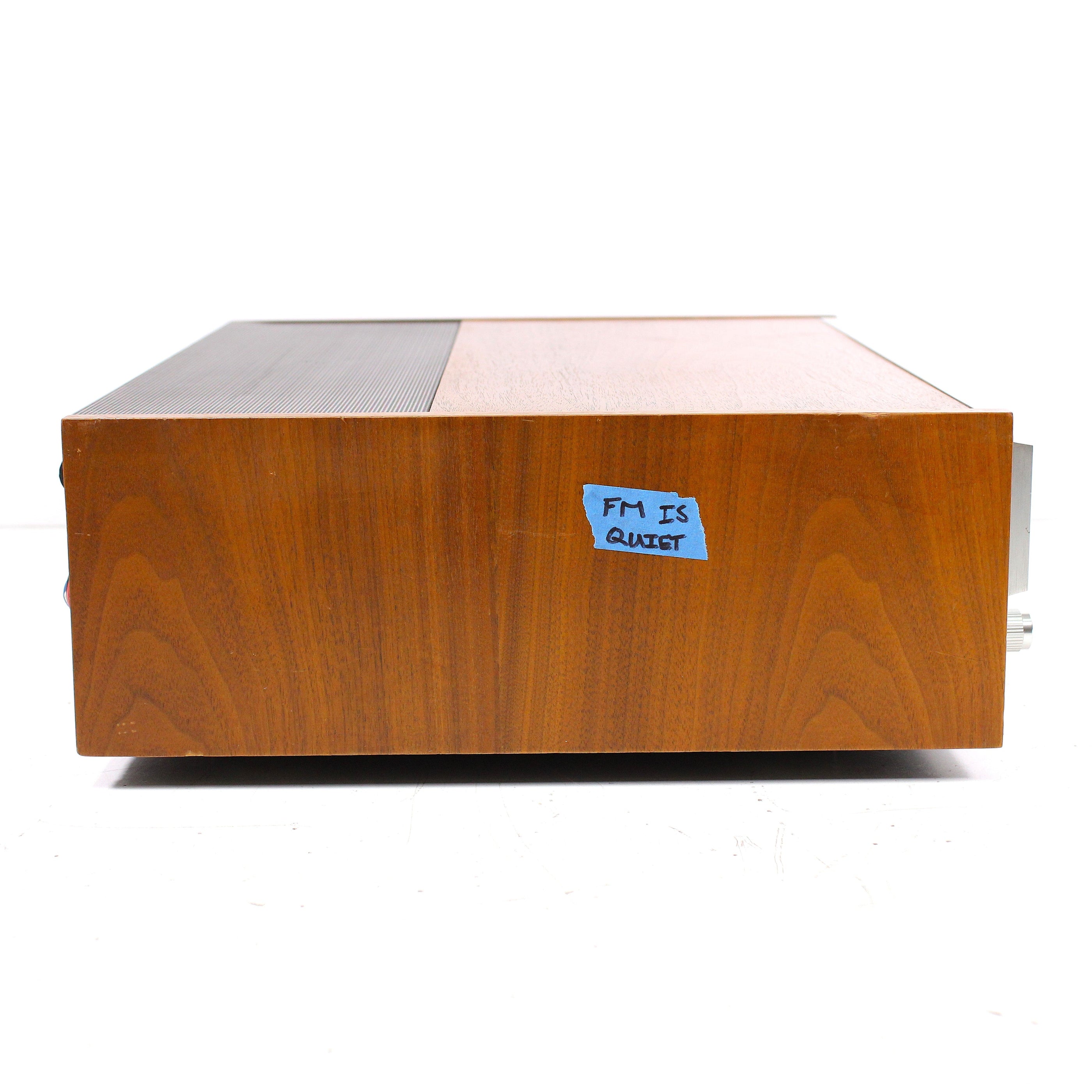Sherwood S-7300 Vintage Stereo Receiver with Wooden Case Silver-Face ...