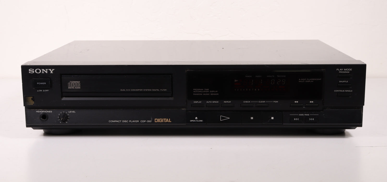 Sony CDP 350 Vintage Single Disc CD Player SpenCertified Sony CDP 350 Vintage Single Disc CD Player SpenCertified