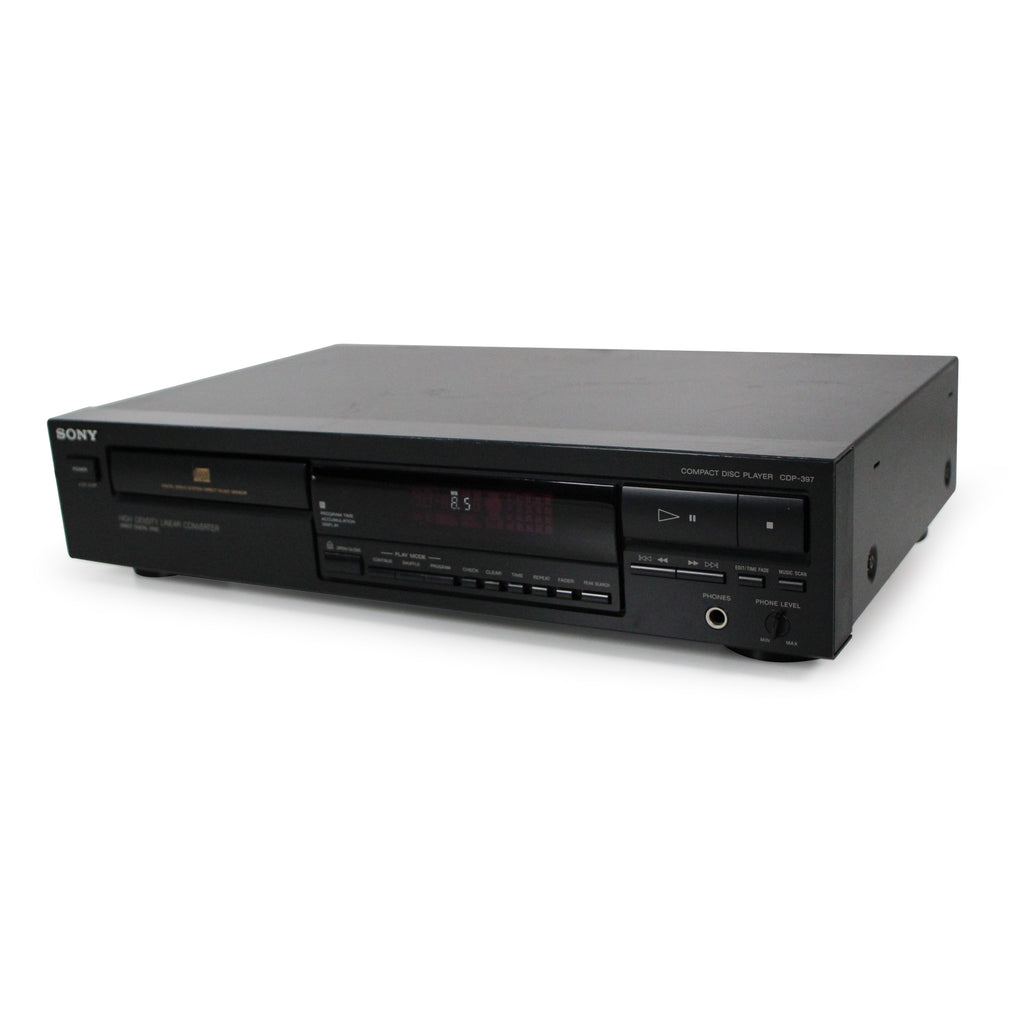 Sony CDP-397 Single Disc Tray CD Player with Remote