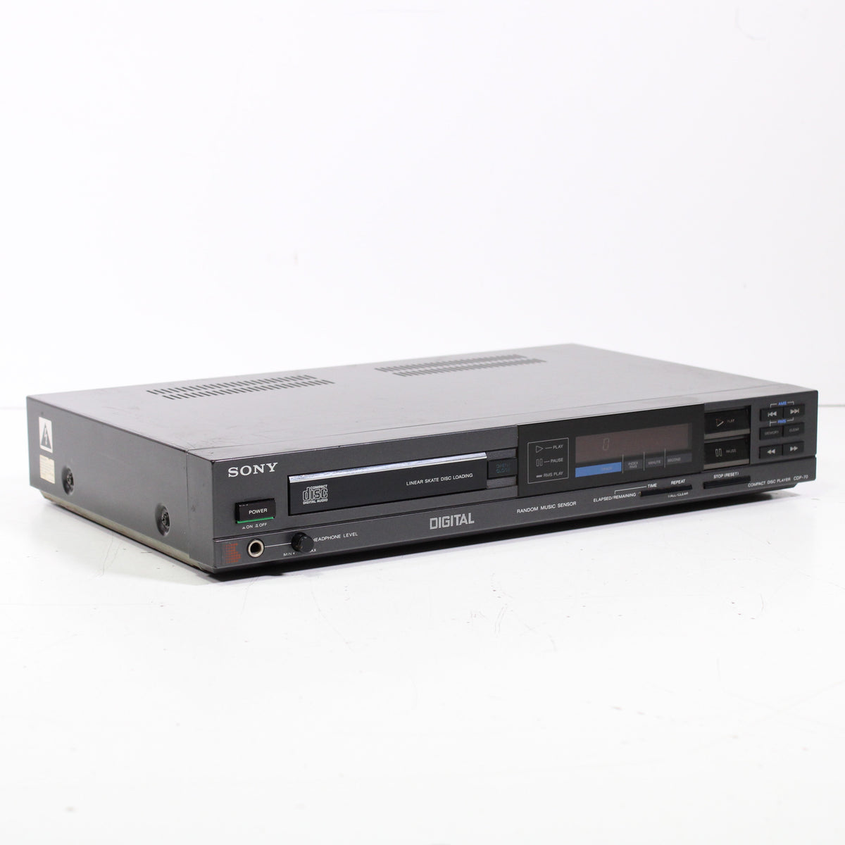 Sony CDP-70 Single Disc CD Player with RMS Random Music Sensor (1986 ...