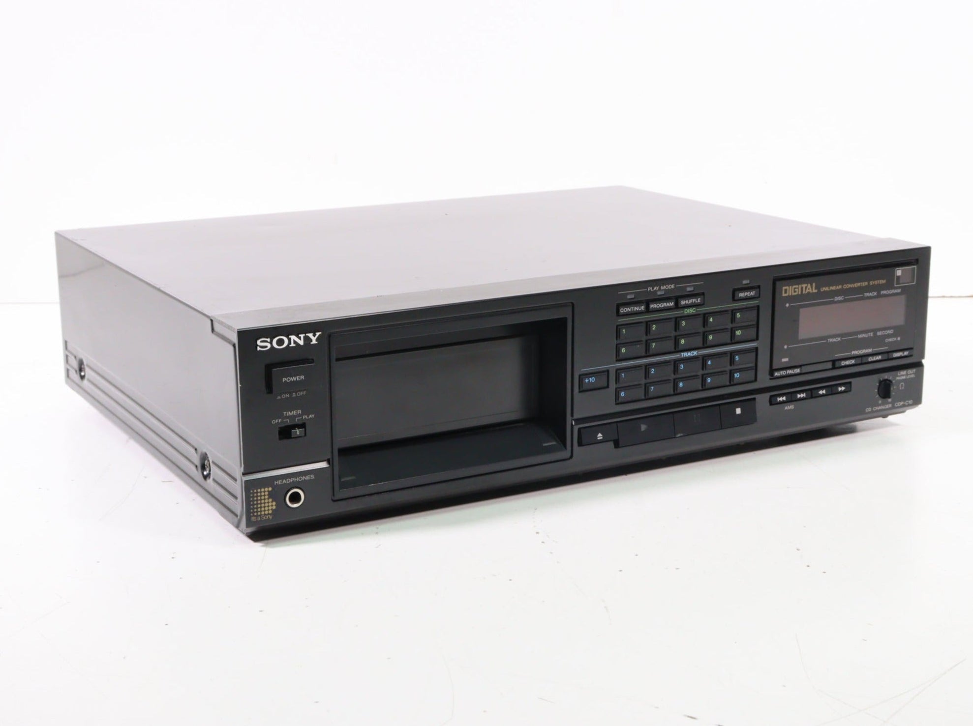 Sony CDP-C10 10-Disc Magazine Style CD Changer — SpenCertified
