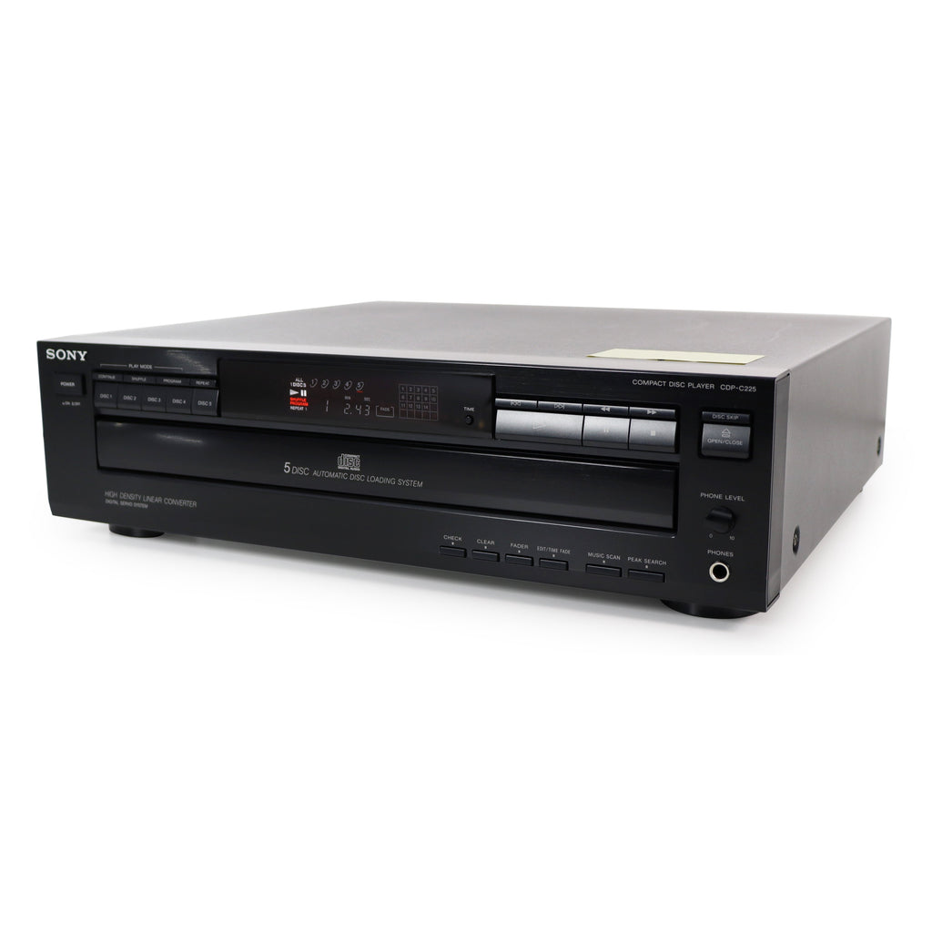 Sony CDP-C225 5-Disc Carousel CD Changer Player