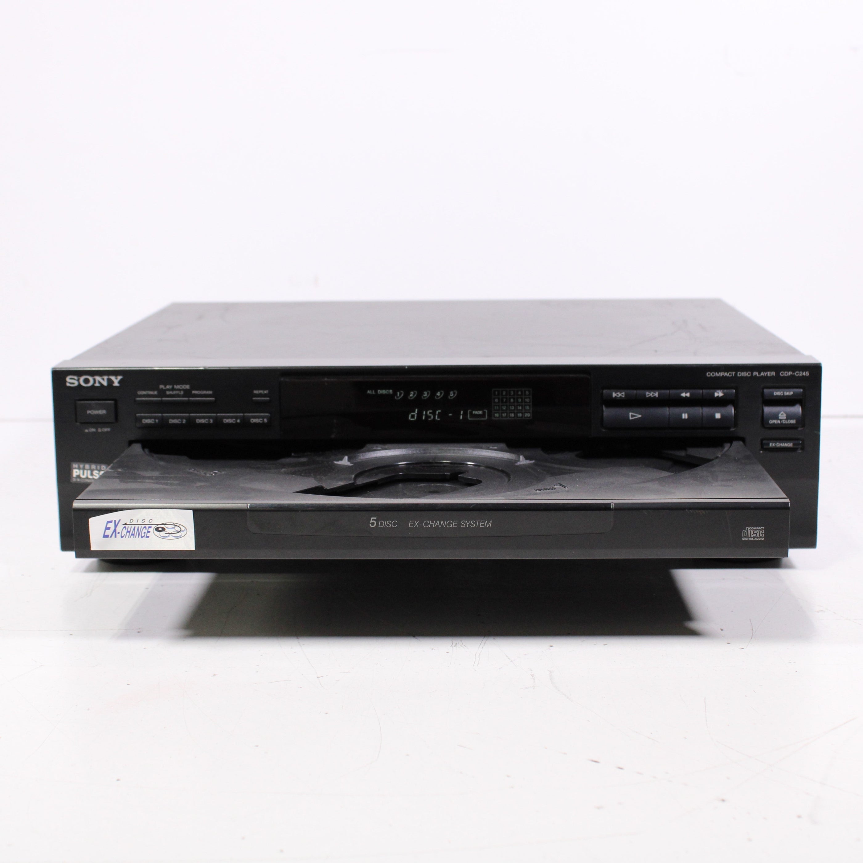 Sony CDP-C245 5-Disc CD Carousel Changer Player Ex-Change System (1994 ...