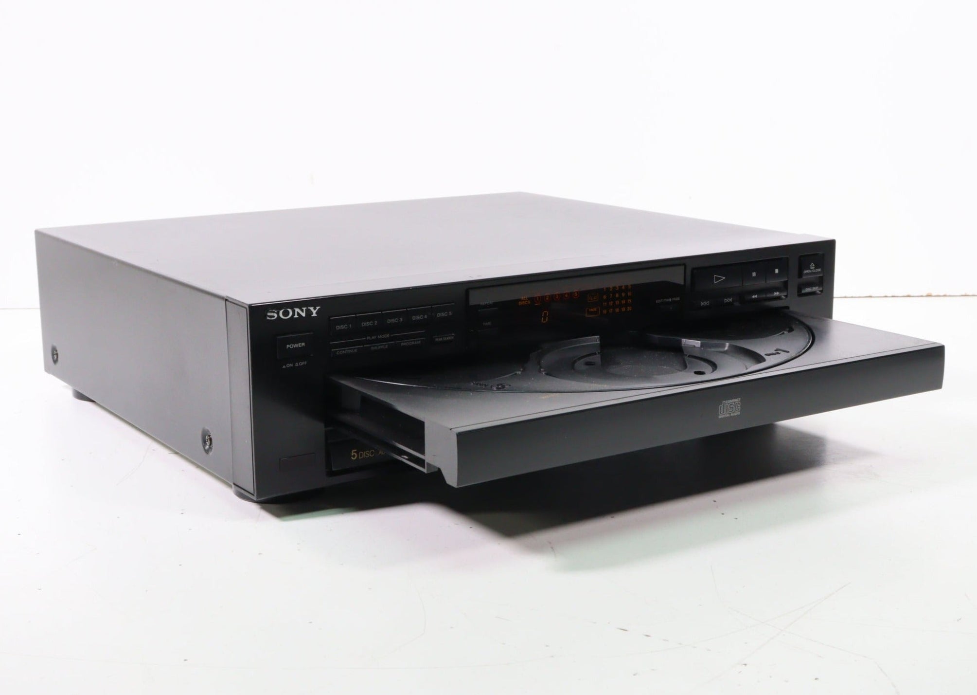 Sony CDP-C27 5-Disc CD Compact Disc Player Changer — SpenCertified