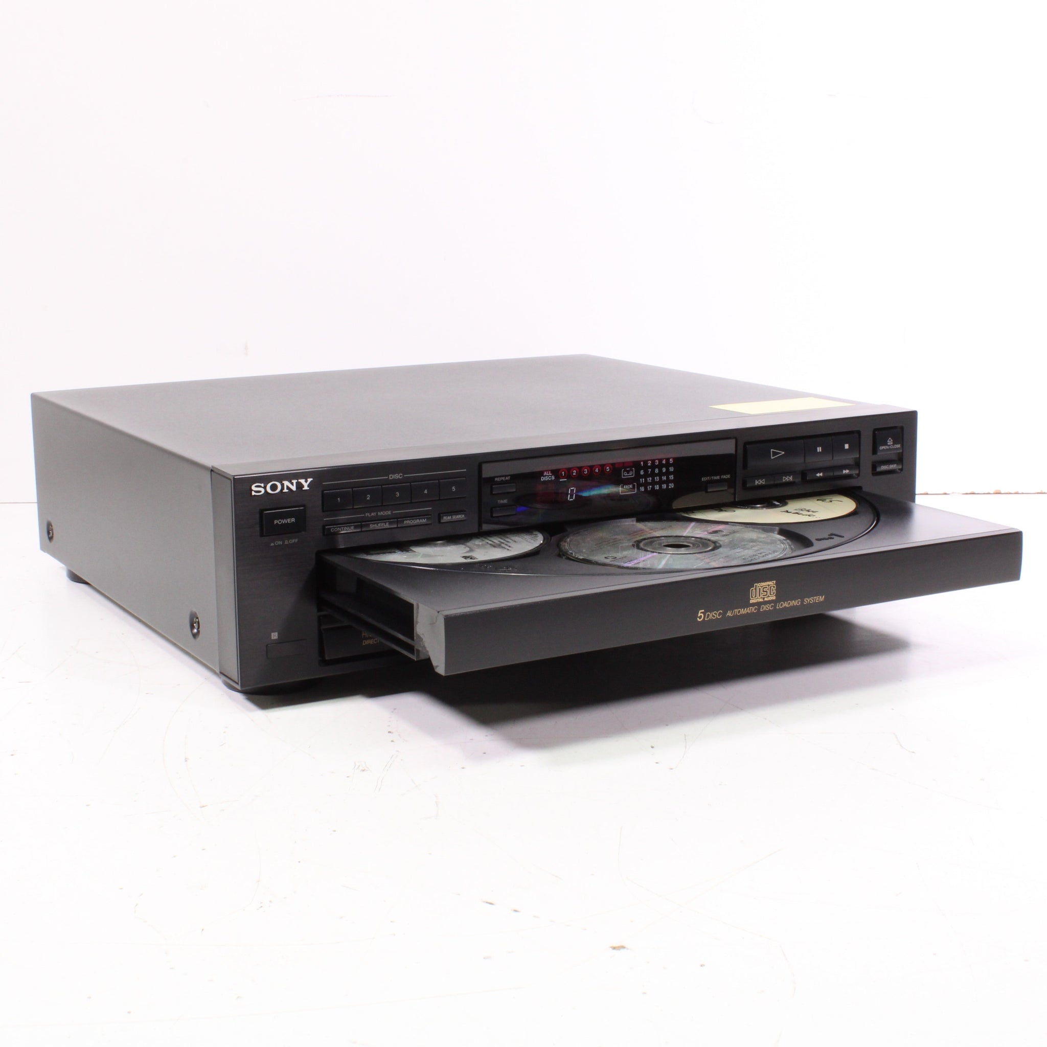 Sony CDP-C315 5-Disc Carousel CD Player Changer w/ High Density Linear