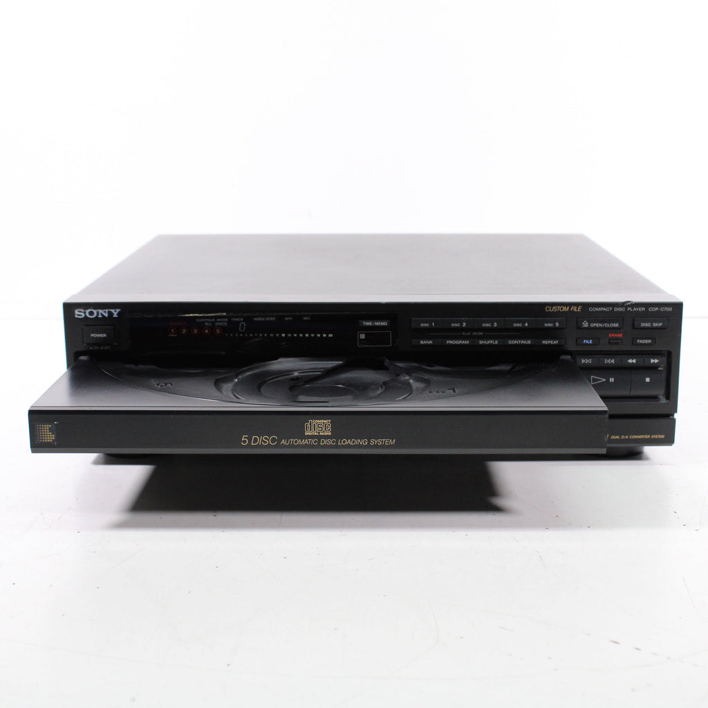 Sony CDP-C700 5-Disc CD Player Changer Automatic Disc Loading System