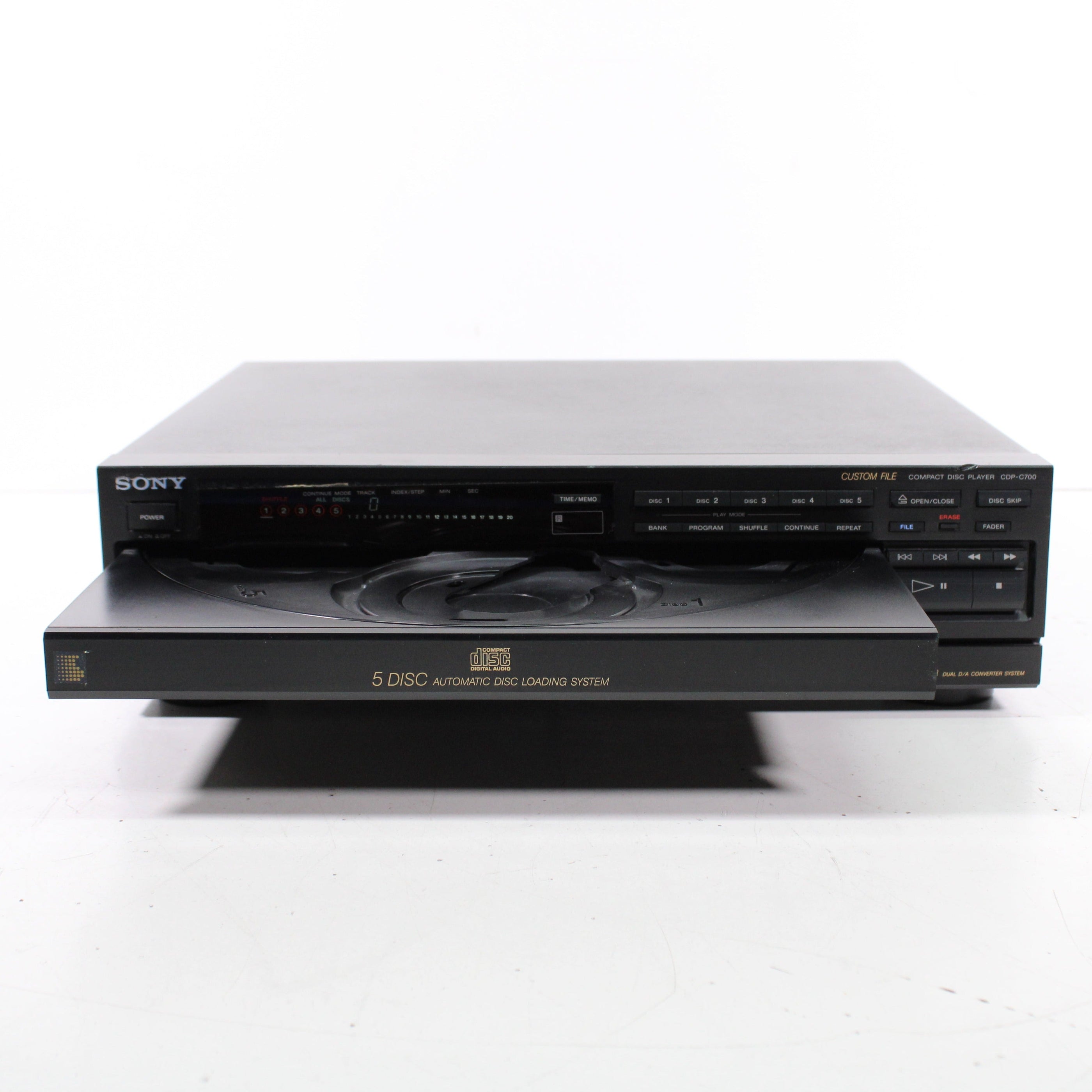 Sony CDP-C700 5-Disc CD Player Changer Automatic Disc Loading System ( — SpenCertified
