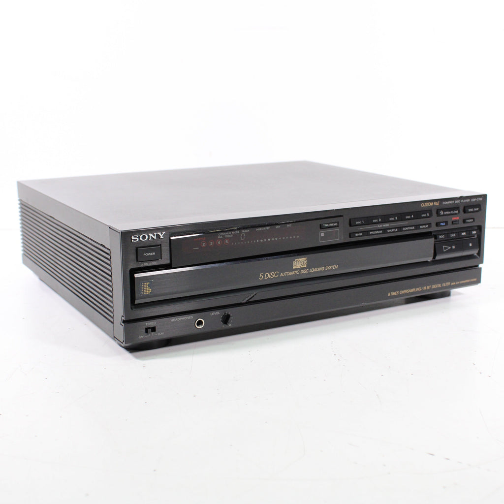 Sony CDP-C700 5-Disc CD Player Changer Automatic Disc Loading System
