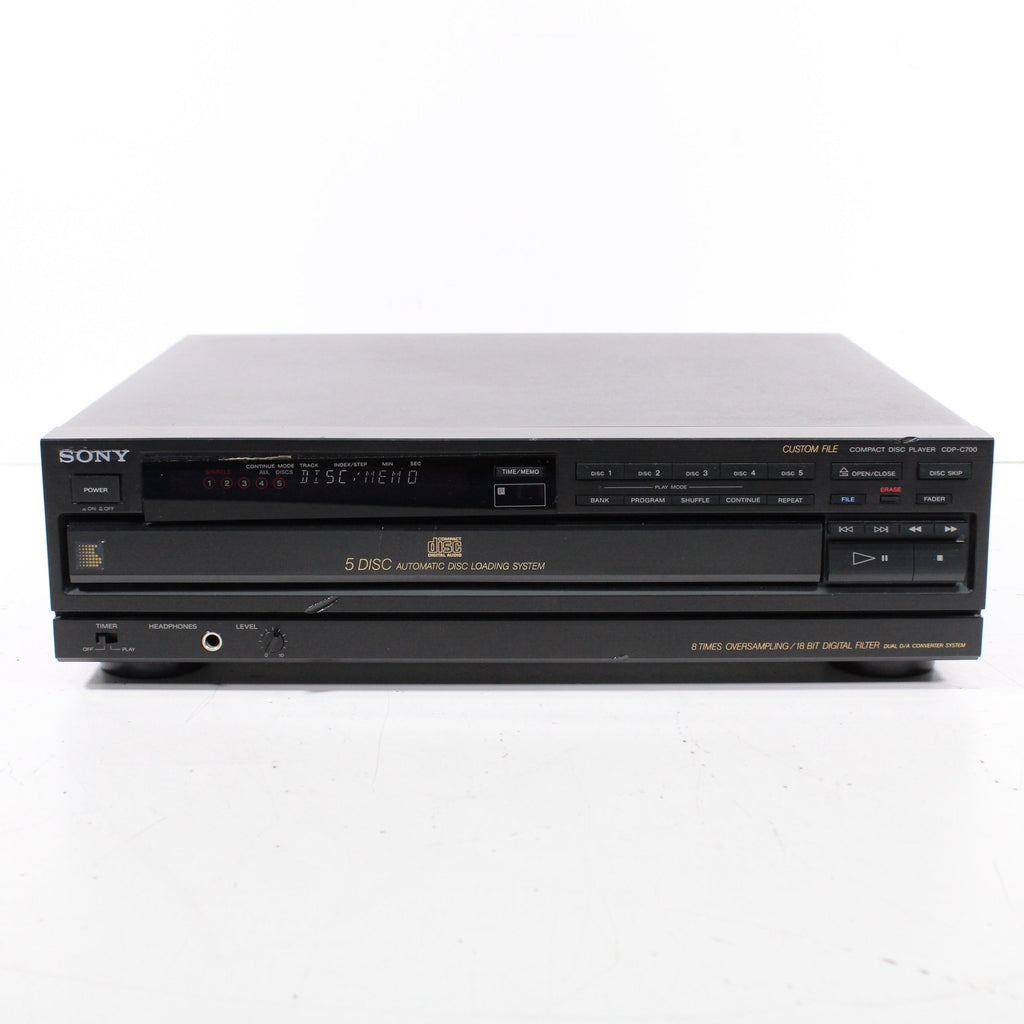 Sony CDP-C700 5-Disc CD Player Changer Automatic Disc Loading System