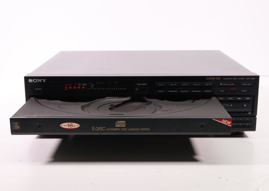 Sony CDP-C800 5-Disc CD Changer Compact Disc Player