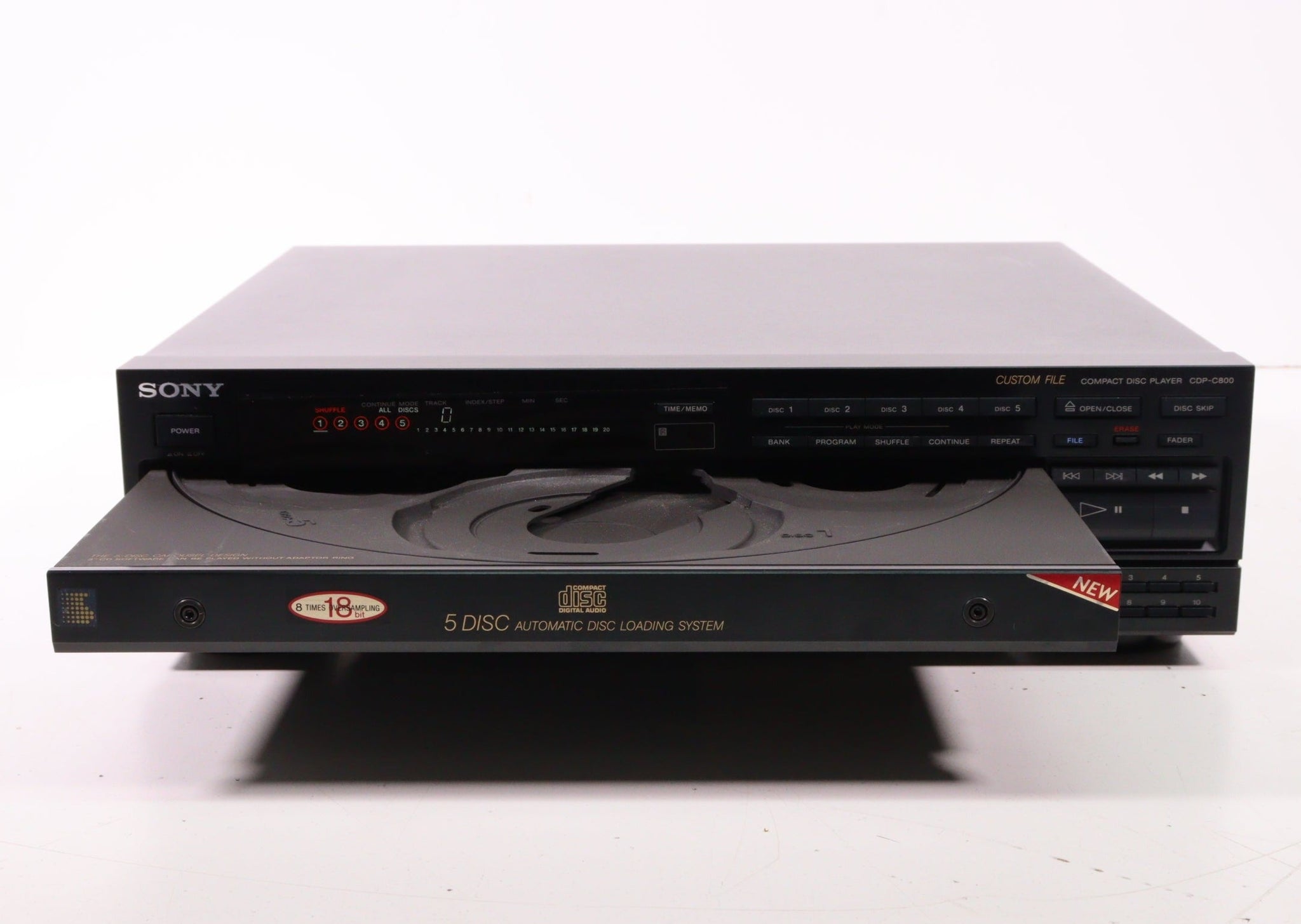 Sony CDP-C800 5-Disc CD Changer Compact Disc Player