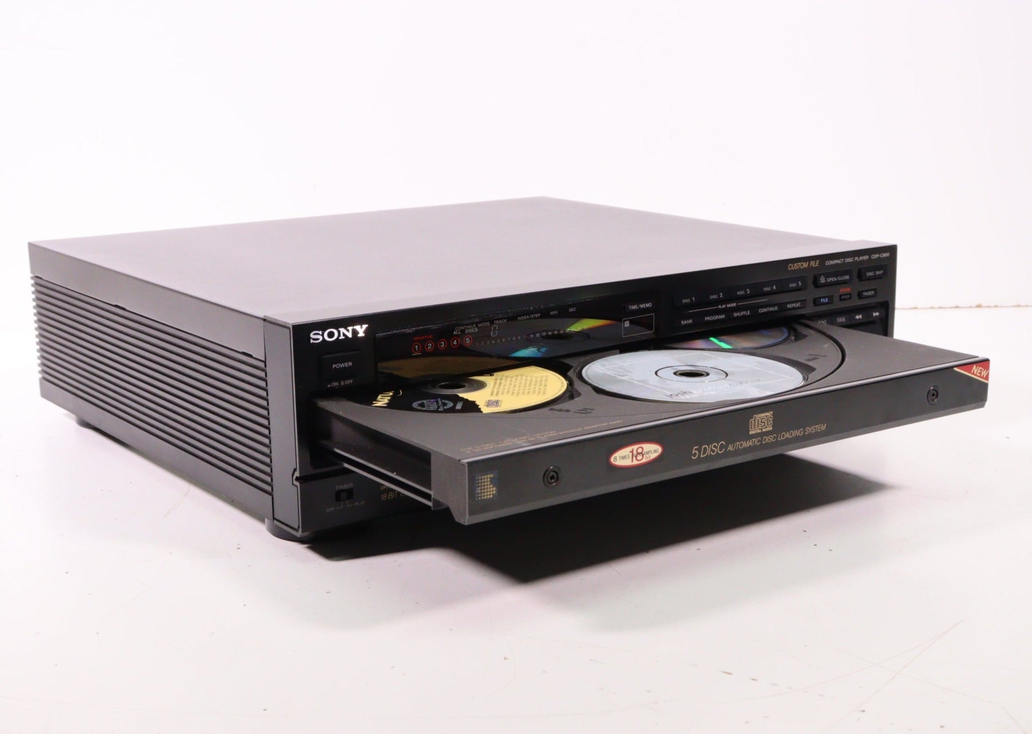 Sony CDP-C800 5-Disc CD Changer Compact Disc Player