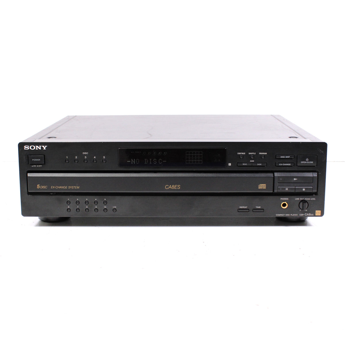 Sony CDP-CA8ES 5-Disc CD Carousel Changer Player Ex-Change System (199 ...