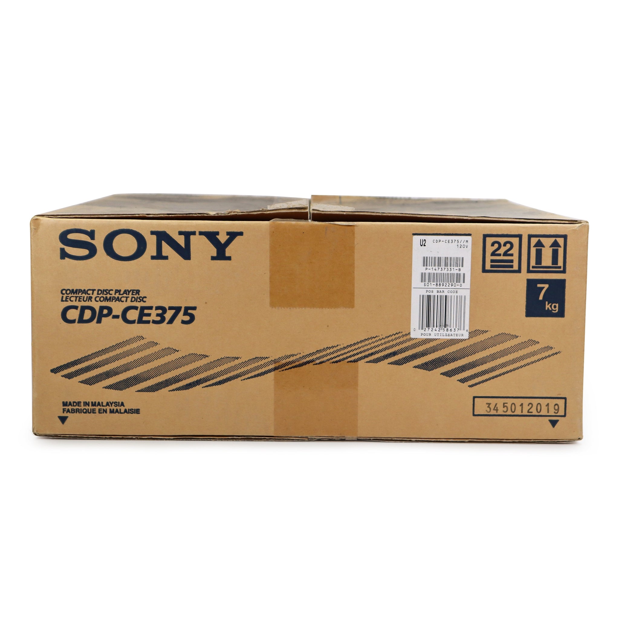 Sony CDP-CE375 5-Disc CD Changer | Optical Output, Disc Exchange ...