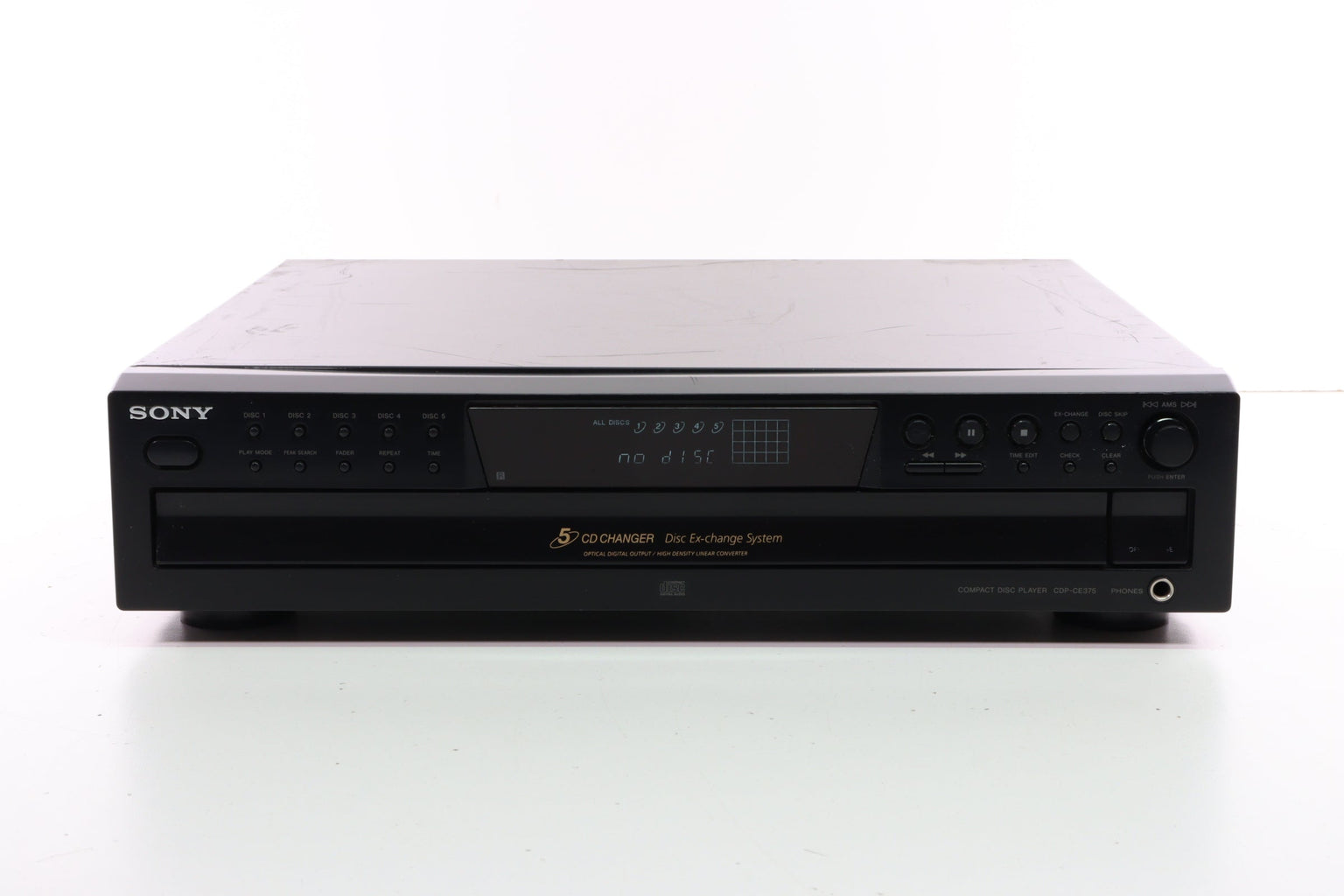 Sony CDP-CX455 400-Disc CD Compact Disc Player Carousel Mega Changer ...