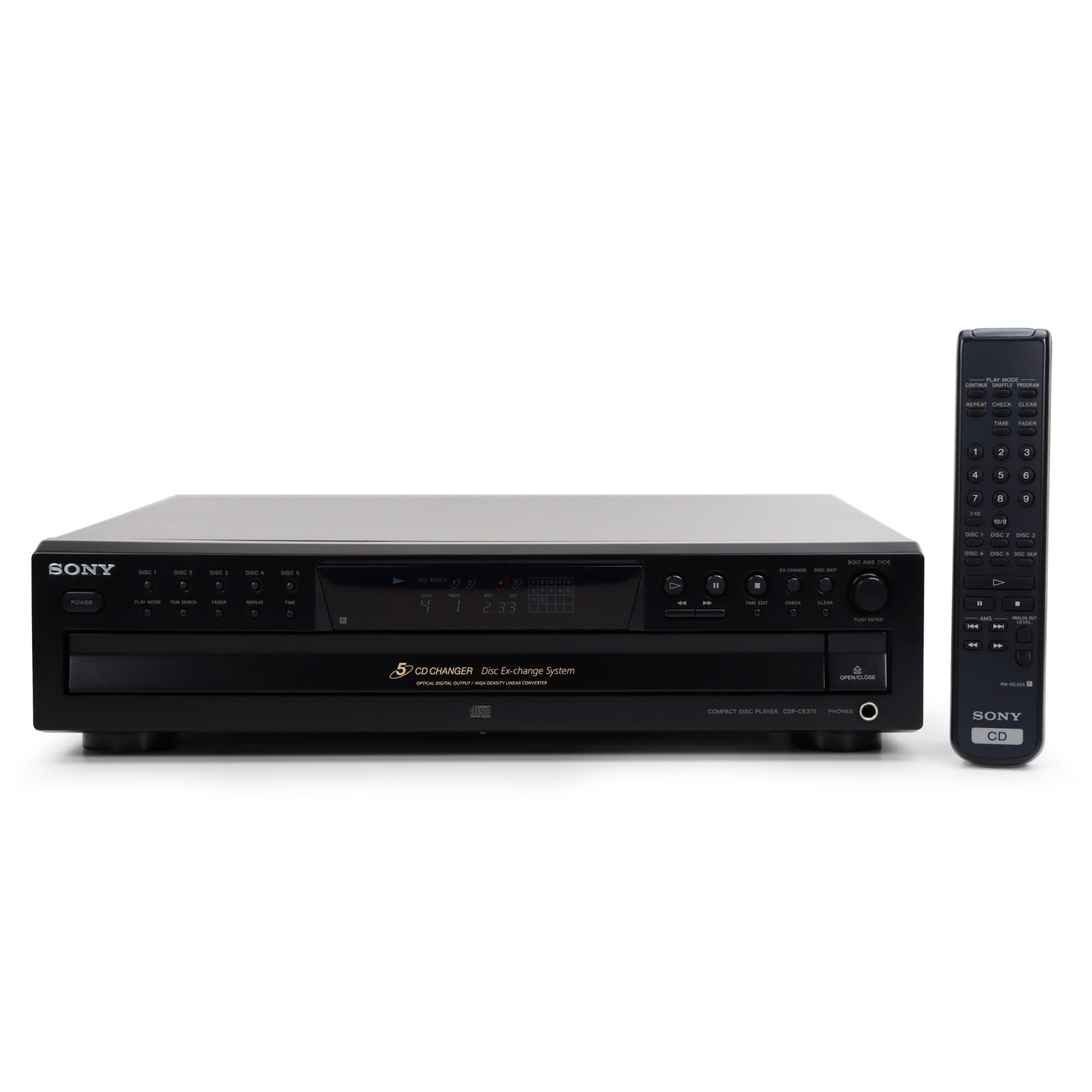 Sony CDP-C90ES 10-Disc Magazine Type Automatic CD Changer Player — SpenCertified