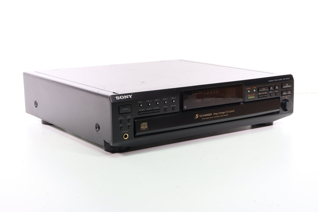 Sony CDP-CE545 5 Disc CD Changer Compact Disc Player (TRAY SOMETIMES S