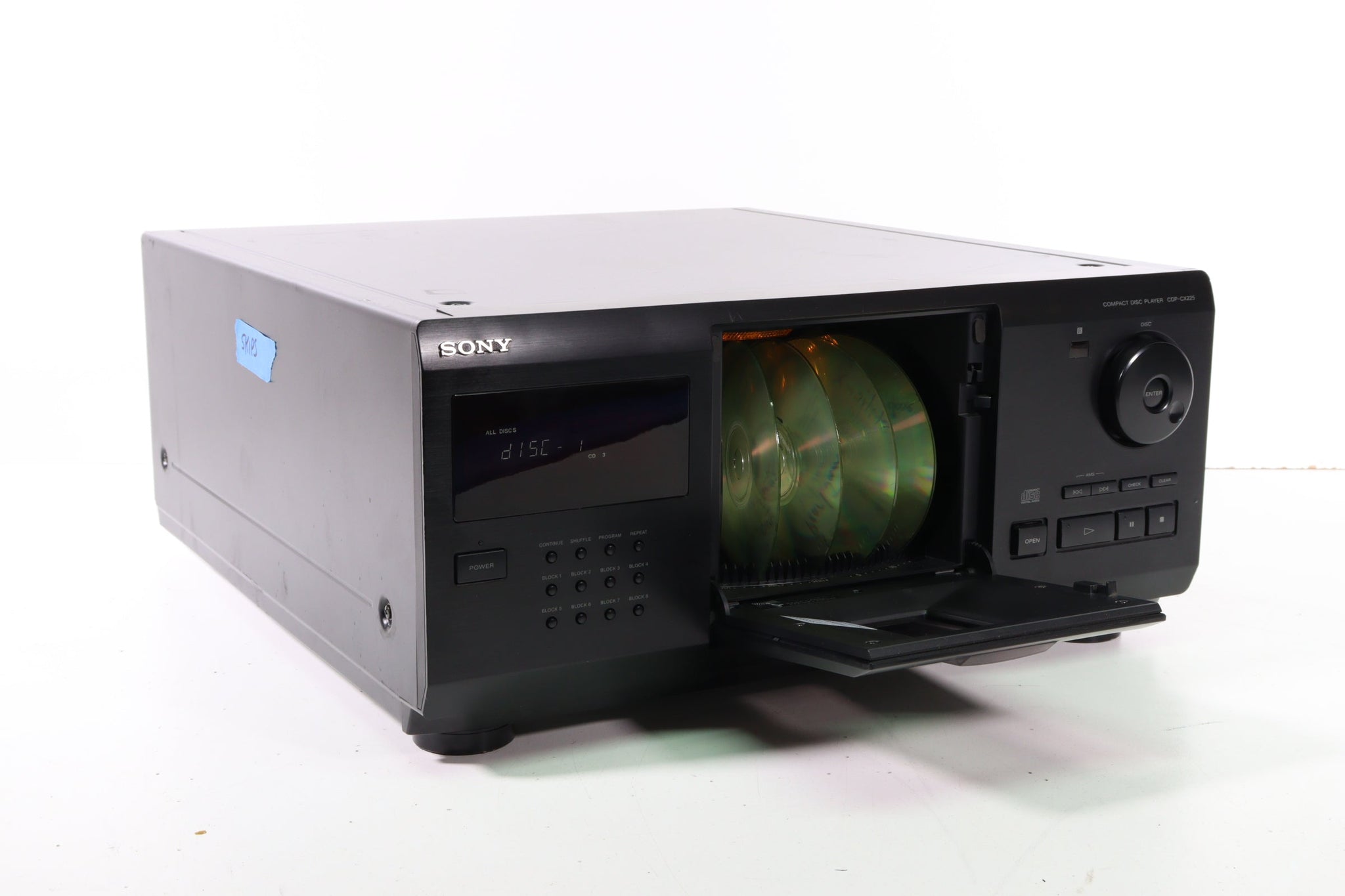 Sony CDP-CX225 200-Disc Carousel CD Changer (SKIPS)