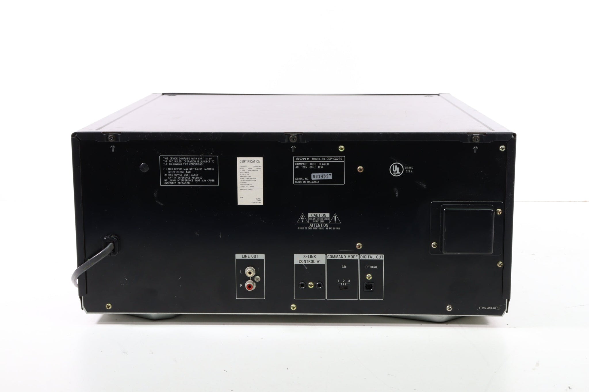 Sony CDP-CX230 200-Disc CD Changer MegaStorage CD Player
