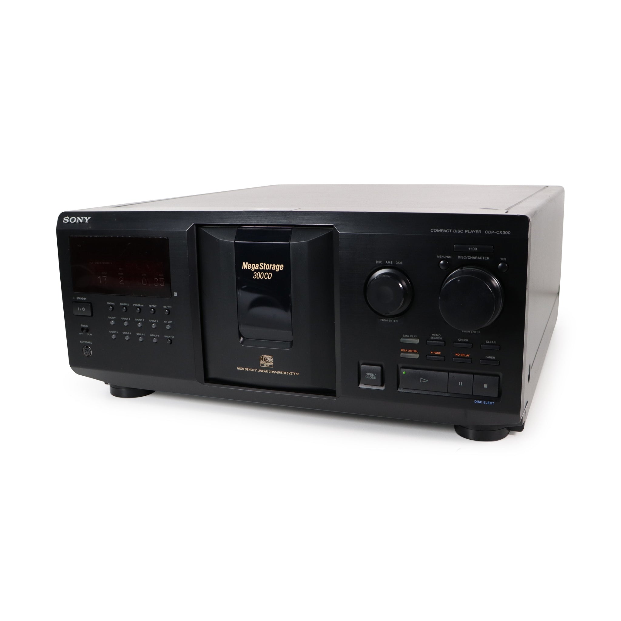 Sony CDP-CX300 300-Disc CD Player Mega Changer w/ 2nd CD Player Connec