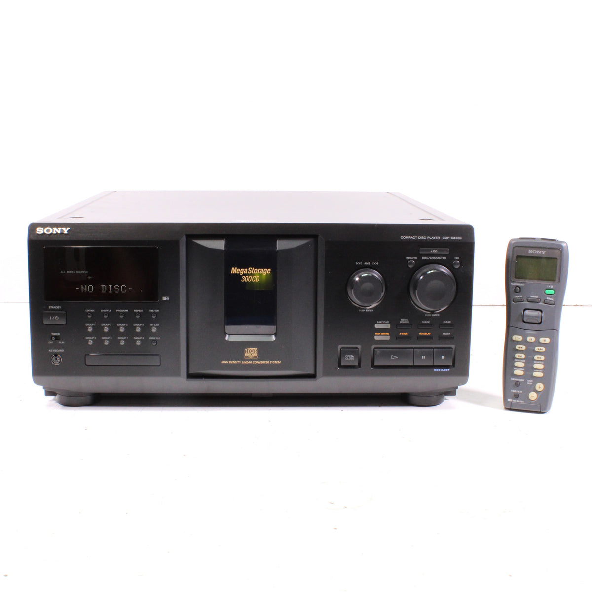 Sony CDP-CX350 300-Disc MegaStorage CD Player Changer Jukebox (1999 ...