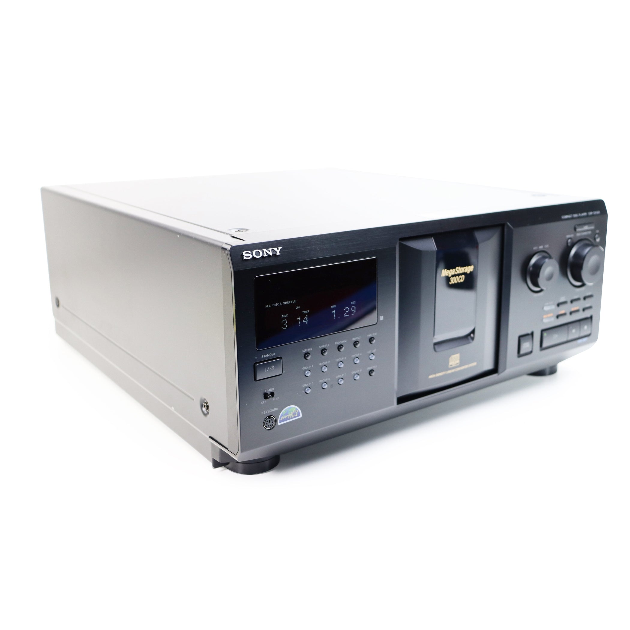 Sony CDP-CX355 | 300-Disc CD Changer, Refurbished — SpenCertified